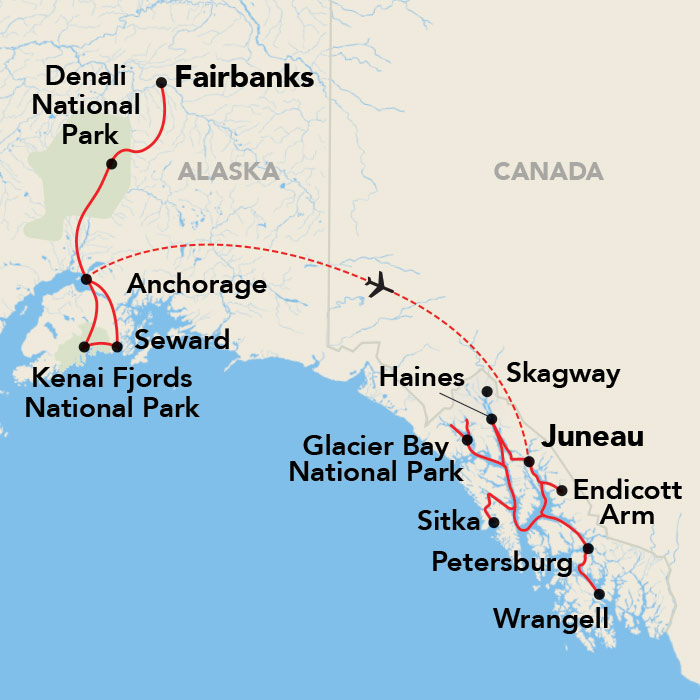 Grand Alaska National Parks Cruise | 16 Day Cruise with Denali