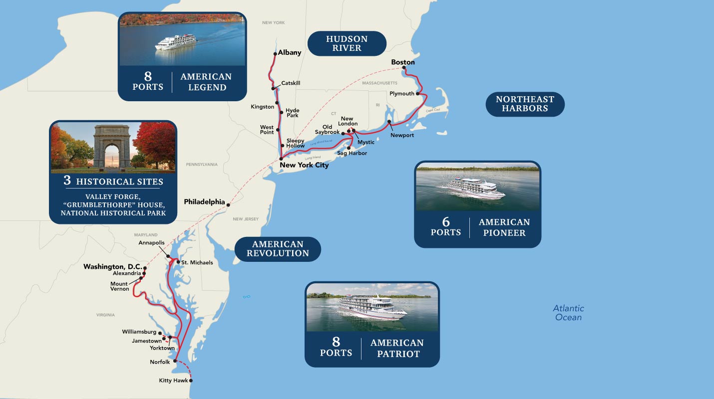 1 Month & Longer Cruises | American Cruise Lines